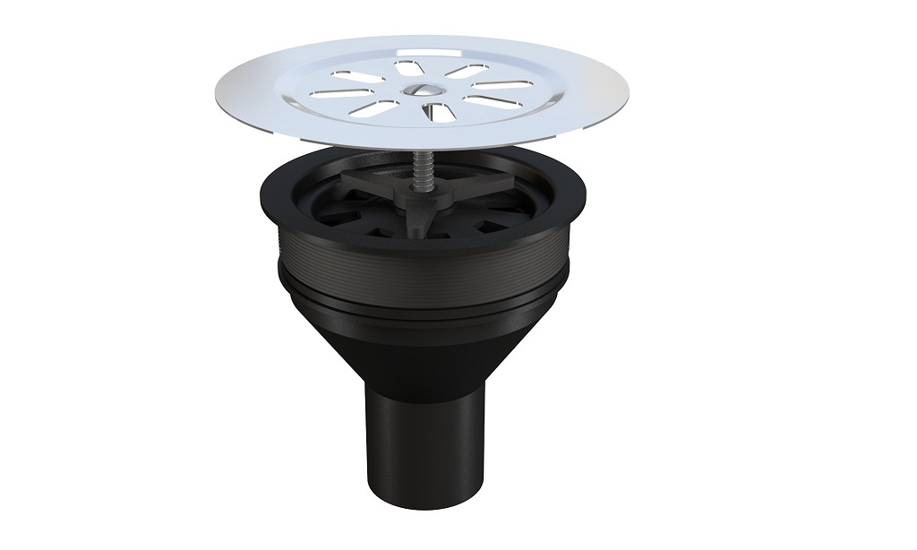 TRADITIONAL EXPANDER PLUGS Funnel ø 100 mm, Steel cover ø 125 mm ...